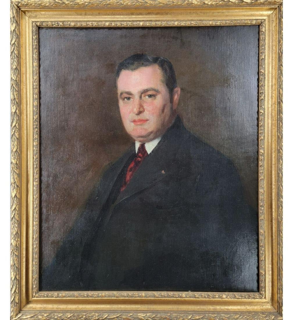 Albert Rosenthal | Portrait Painting Of A Gentleman (1923) | MutualArt