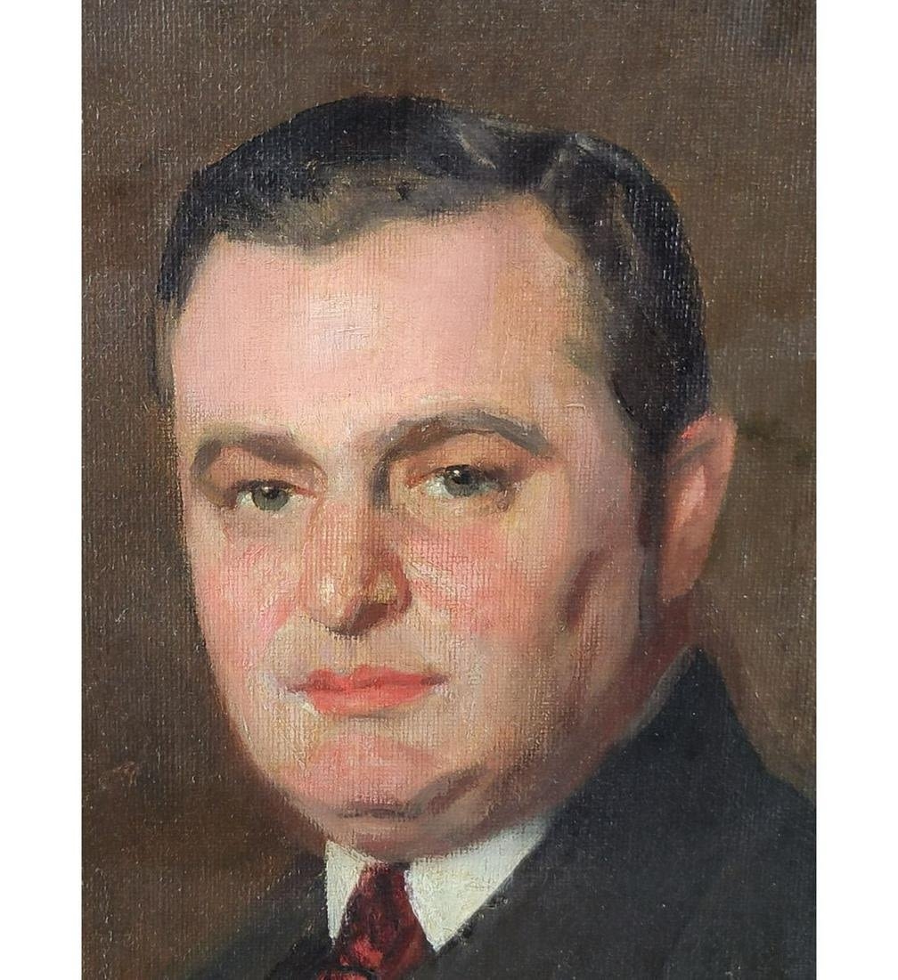 Albert Rosenthal | Portrait Painting Of A Gentleman (1923) | MutualArt