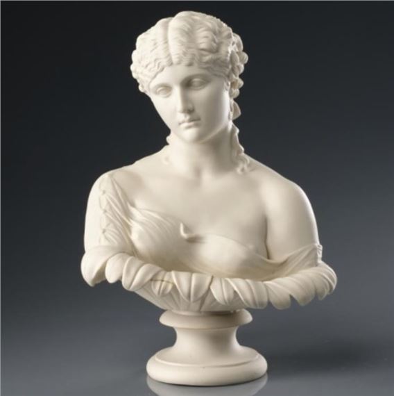 C. Delpech | A parian portrait bust of Clytie | MutualArt