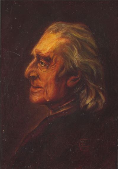 Henri Lehmann | PORTRAIT OF THE MUSICIAN FRANZ LISZT | MutualArt