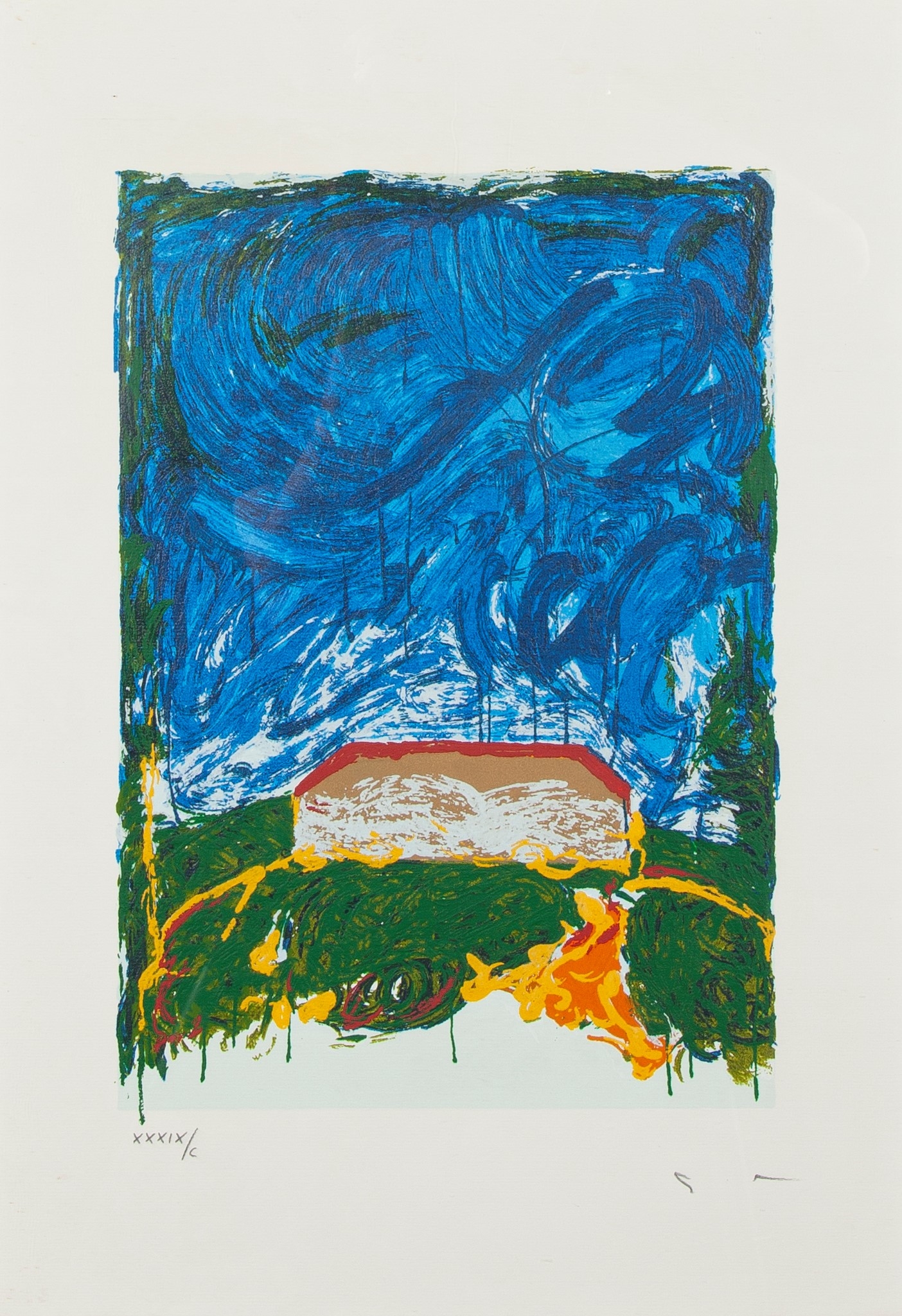 Mario Schifano | Casa Isolata (1997) | MutualArt