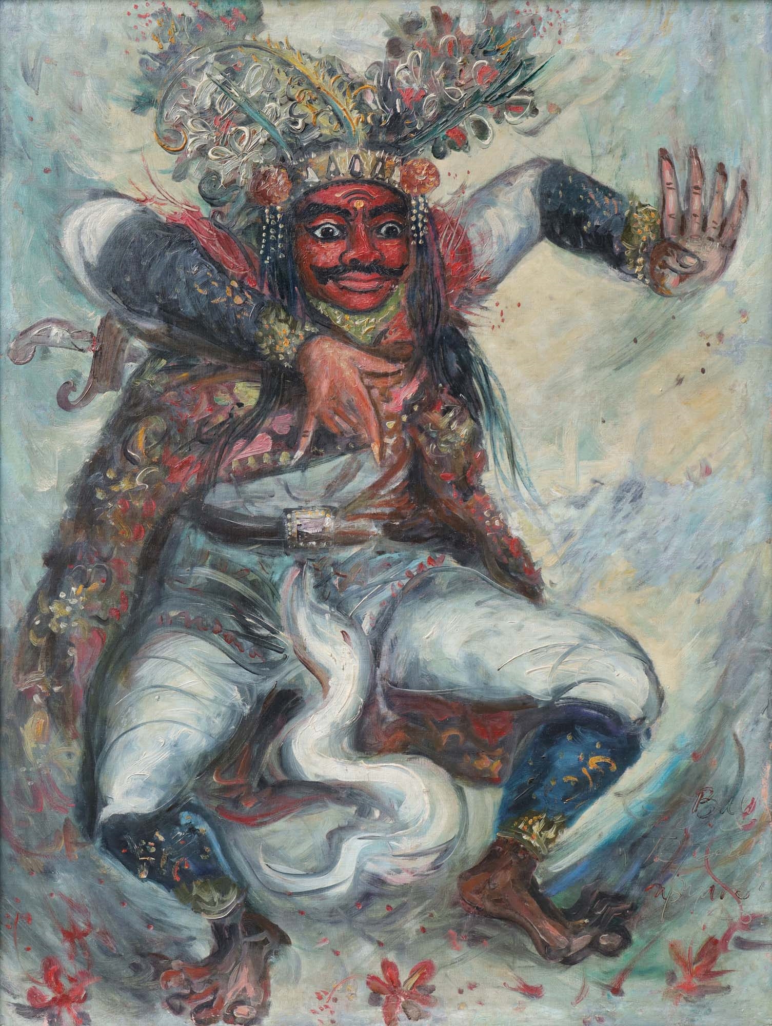 Nyoman Gunarsa | Potret Lelaki (1973) | MutualArt