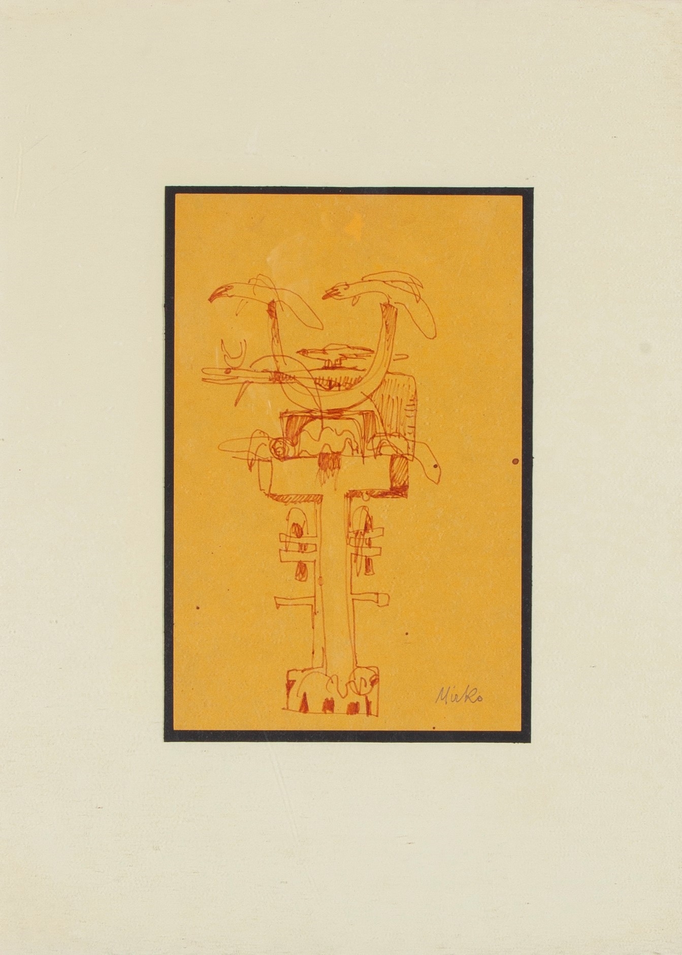 Mirko Basaldella | Studio per una scultura (1964) | MutualArt