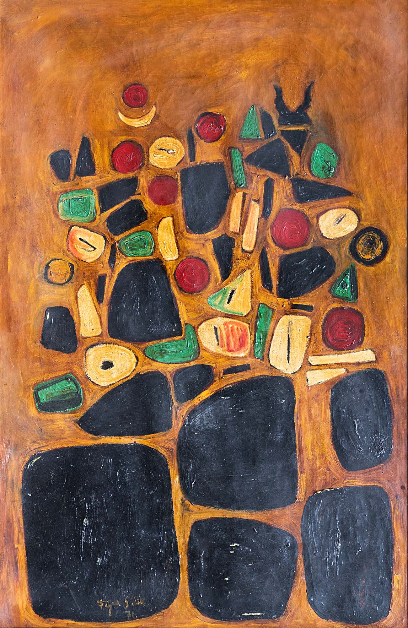 Fadjar Sidik | Komposisi Bidang, 1971 (1971) | MutualArt