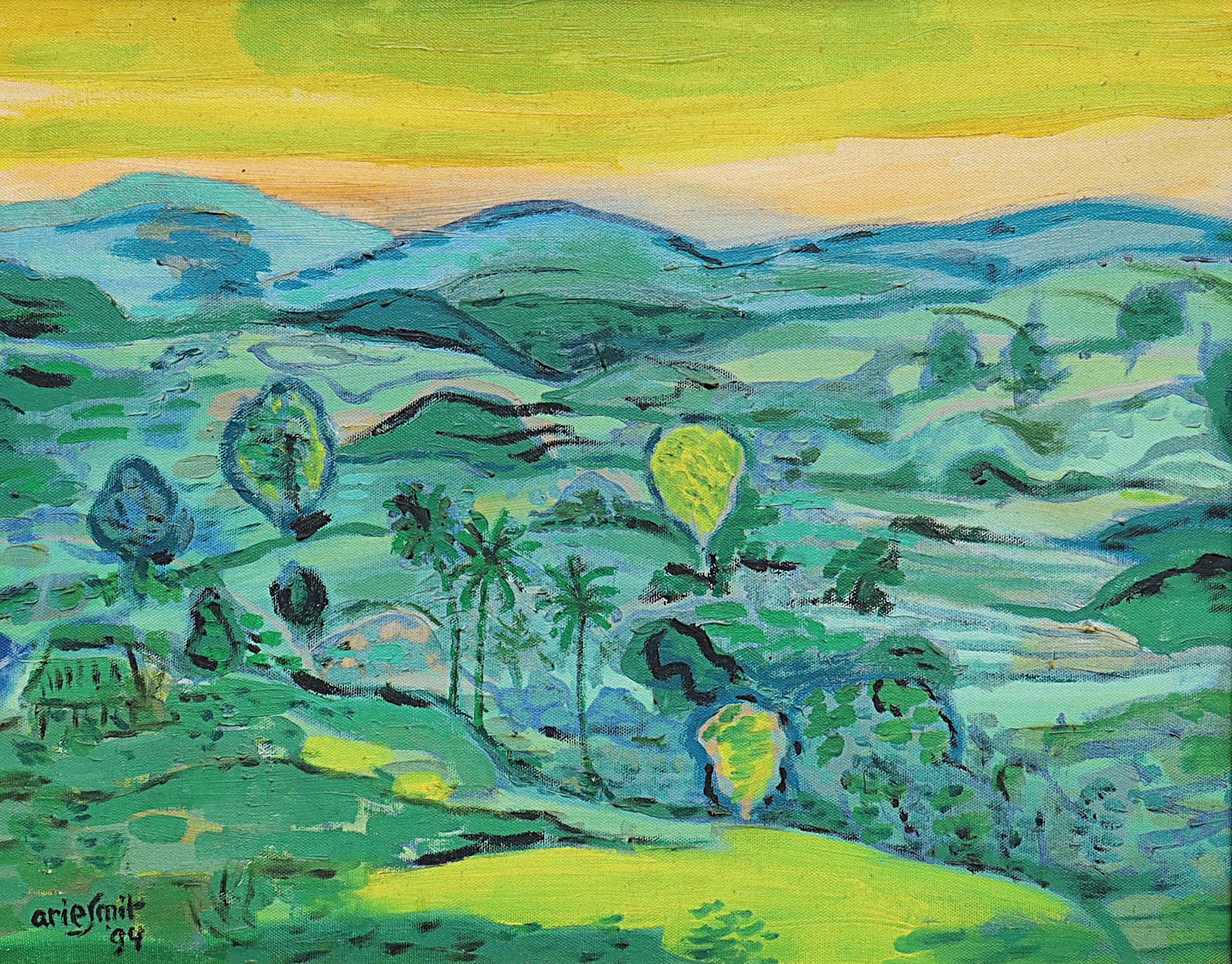 Arie Smit | Landscape Bali, 1994 (1994) | MutualArt