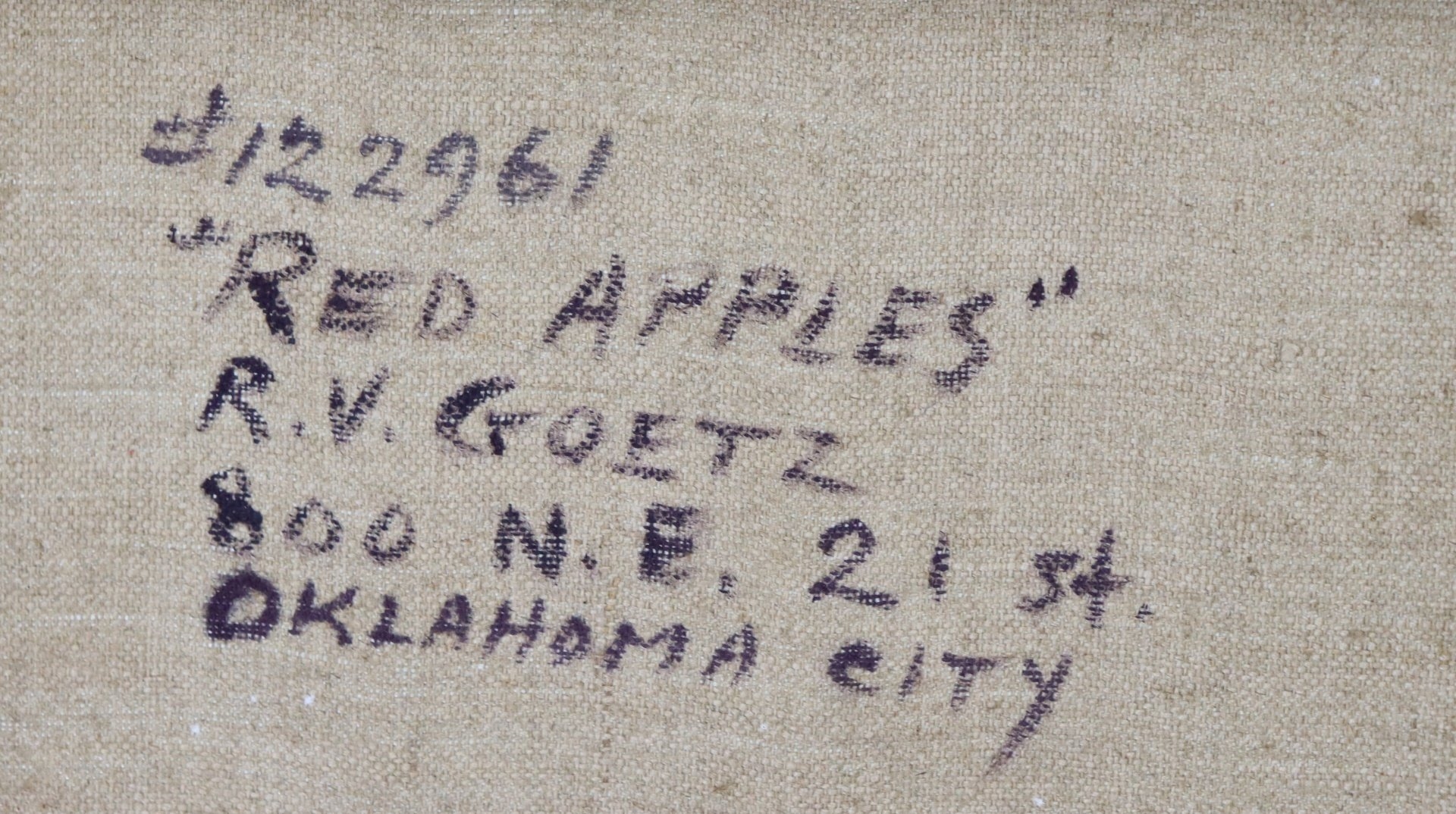 Richard Goetz | Red Apples (1915) | MutualArt