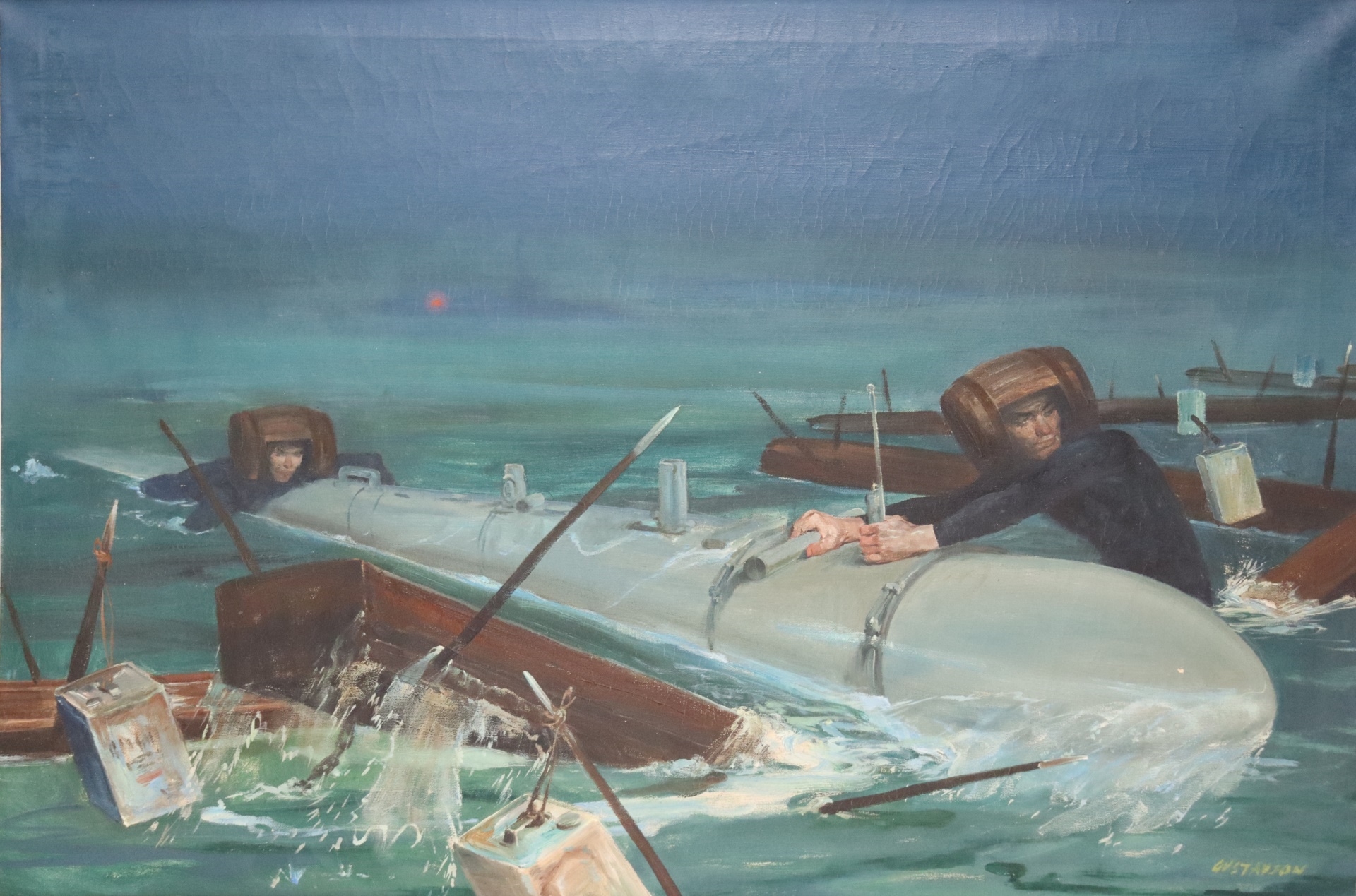 Leland Gustavson | Sea Divers (1894) | MutualArt