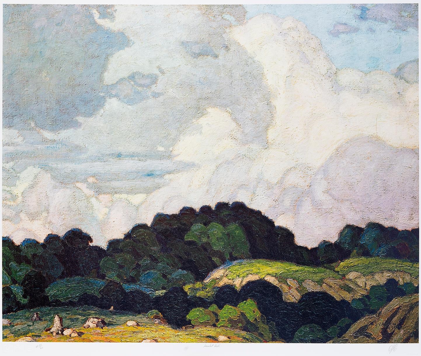 Alfred Joseph Casson | Sunlit Hill | MutualArt