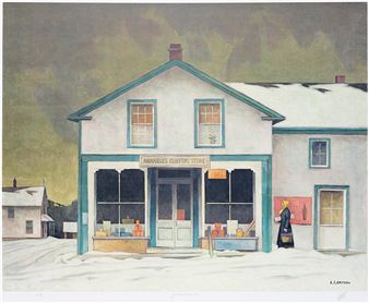 Alfred Joseph Casson | STONE BRIDGE NEAR MYERS CAVE (1957) | MutualArt