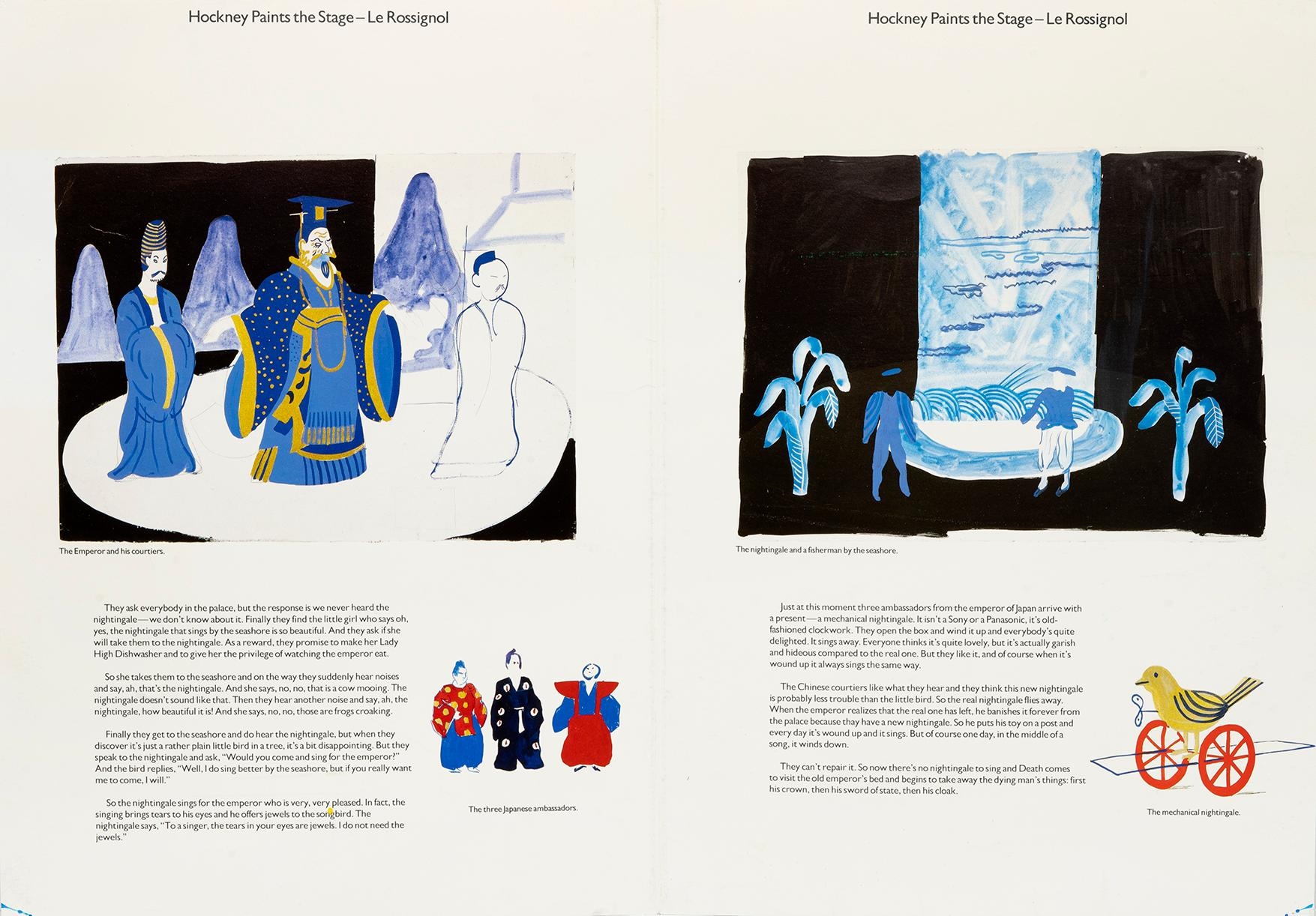 David Hockney | Hockney Paints the Stage - Le Rossignol as Told by ...