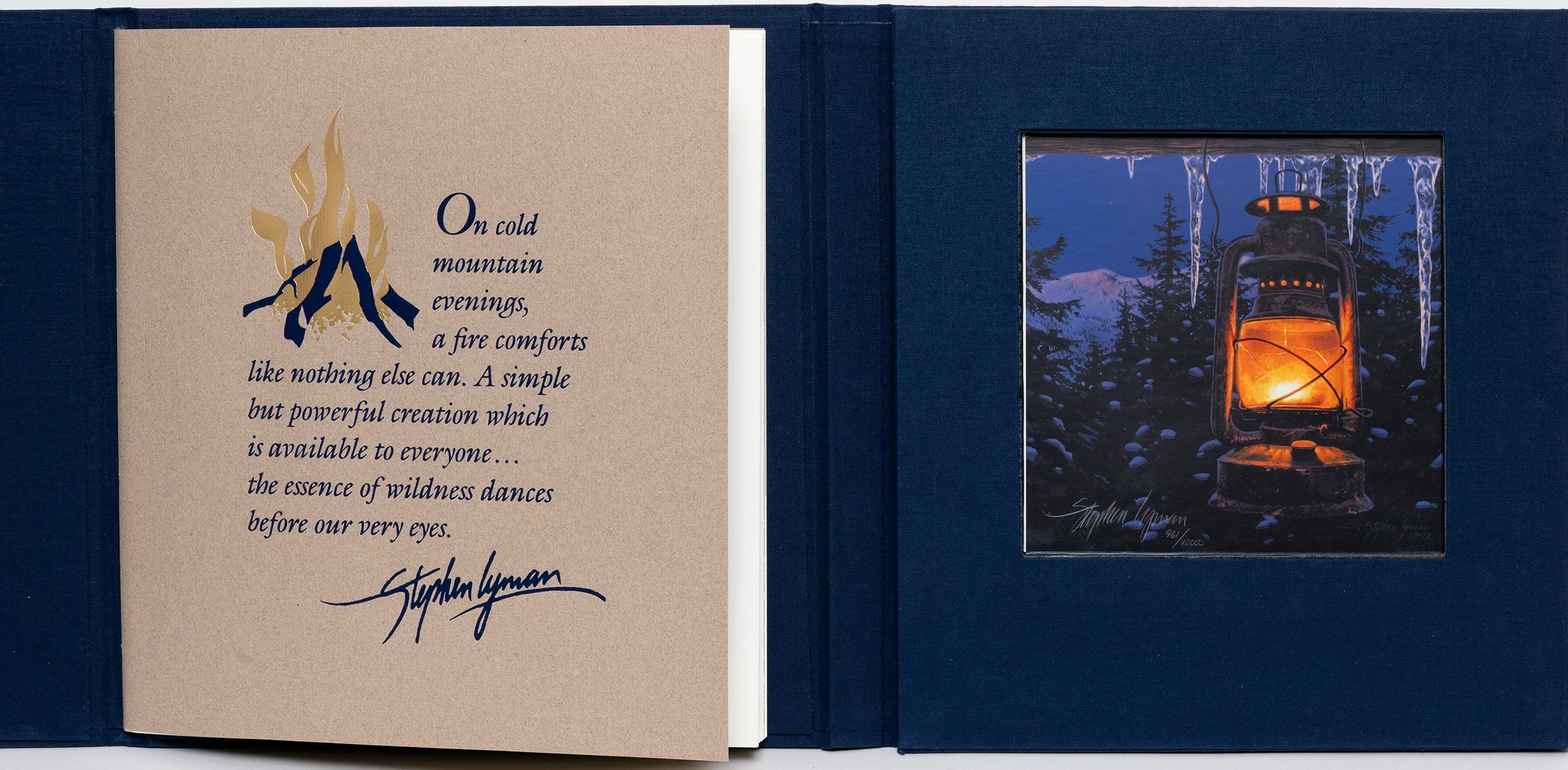 Stephen Lyman | Lantern Light with Firelight Chapbook (1992) | MutualArt