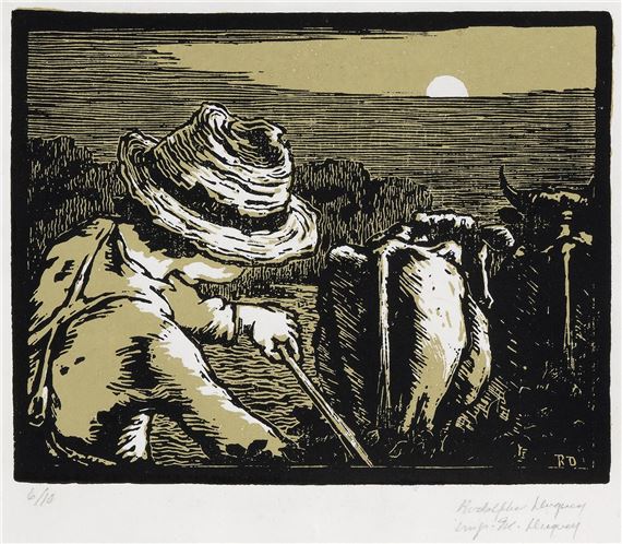 Rodolphe Duguay | Untitled - Boy Herding Cows | MutualArt