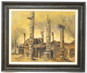Nell Mary Bradshaw | Grizzly Bear & Raven | MutualArt