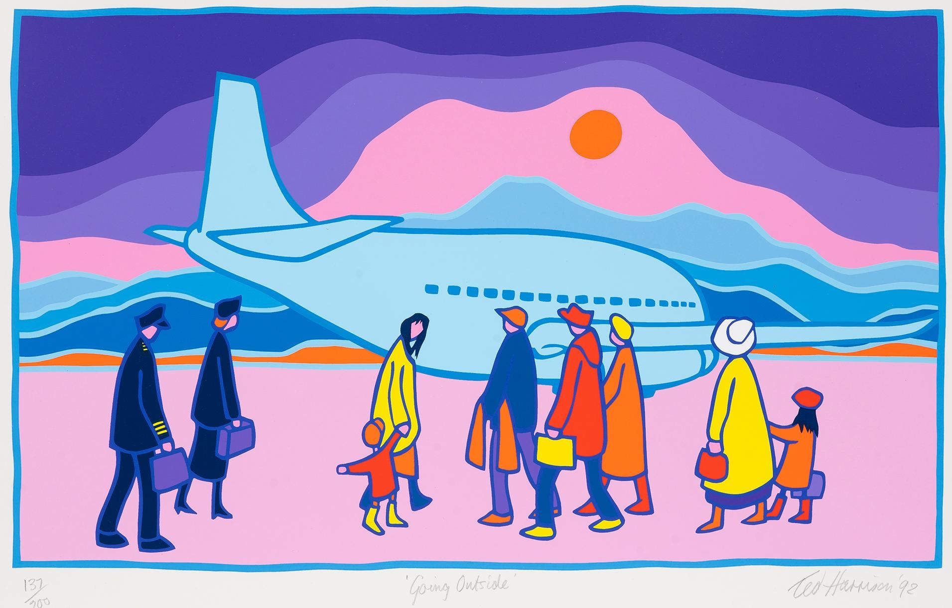 Ted Harrison | Going Outside (1992) | MutualArt