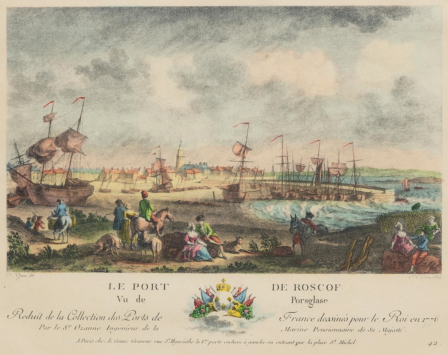 Nicolas-Marie Ozanne | Le port des sables d'olone | MutualArt