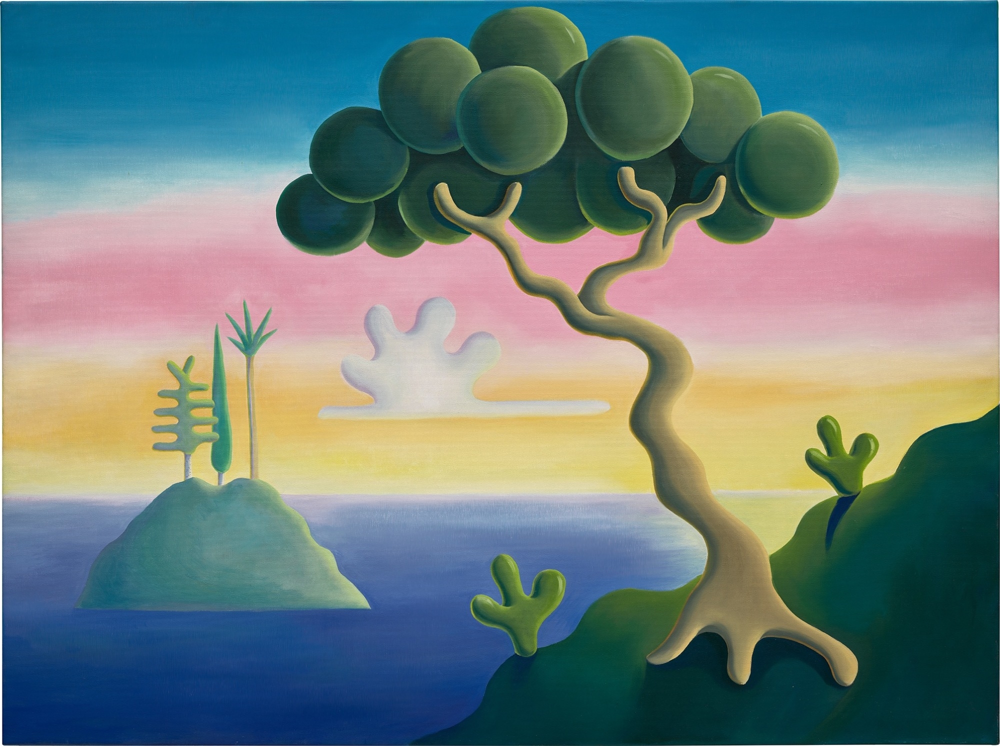 Daisy Dodd-Noble | Three trees on an island (2020) | MutualArt