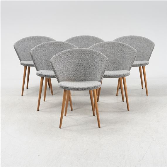 Jonas Lindvall | A set of six 'Miss Holly Upholstered' by Jonas ...