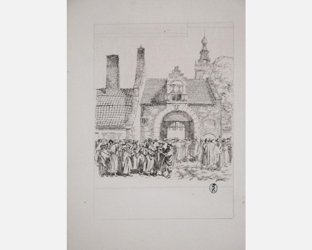 Charles Huard | Réunion de cinq eau-fortes (non encadrées) | MutualArt