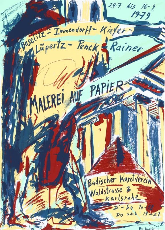 Per Kirkeby | A collection of nine exhibition posters | MutualArt