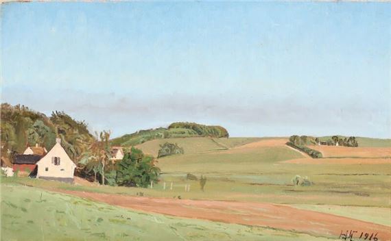 Hans Knudsen | Landscape (1916) | MutualArt