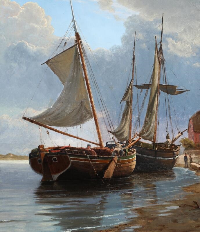 Christian Blache | Coastal view from Nordby (1877) | MutualArt