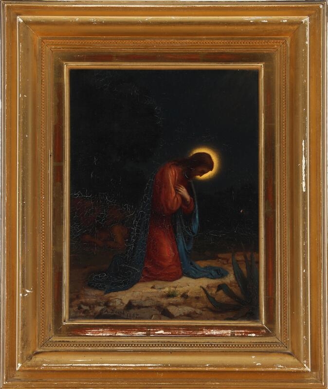 Anton Laurids Johannes Dorph | Christ praying in the Garden of ...
