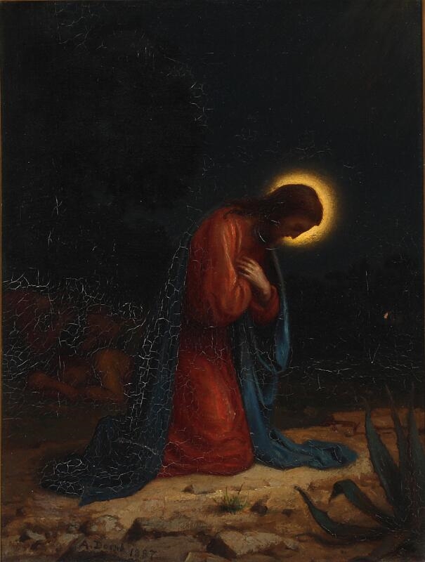 Anton Laurids Johannes Dorph | Christ praying in the Garden of ...