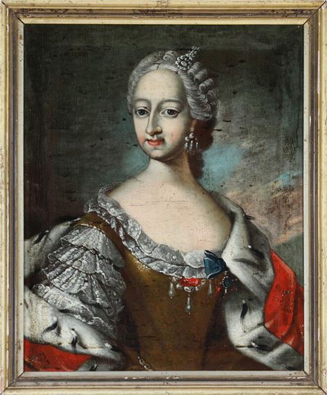 Danish School, 18th Century | Portrait of Queen Juliane Marie (1729 ...