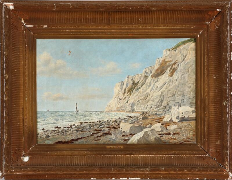 Vilhelm Melbye | Coastal scene from Beachy Head | MutualArt
