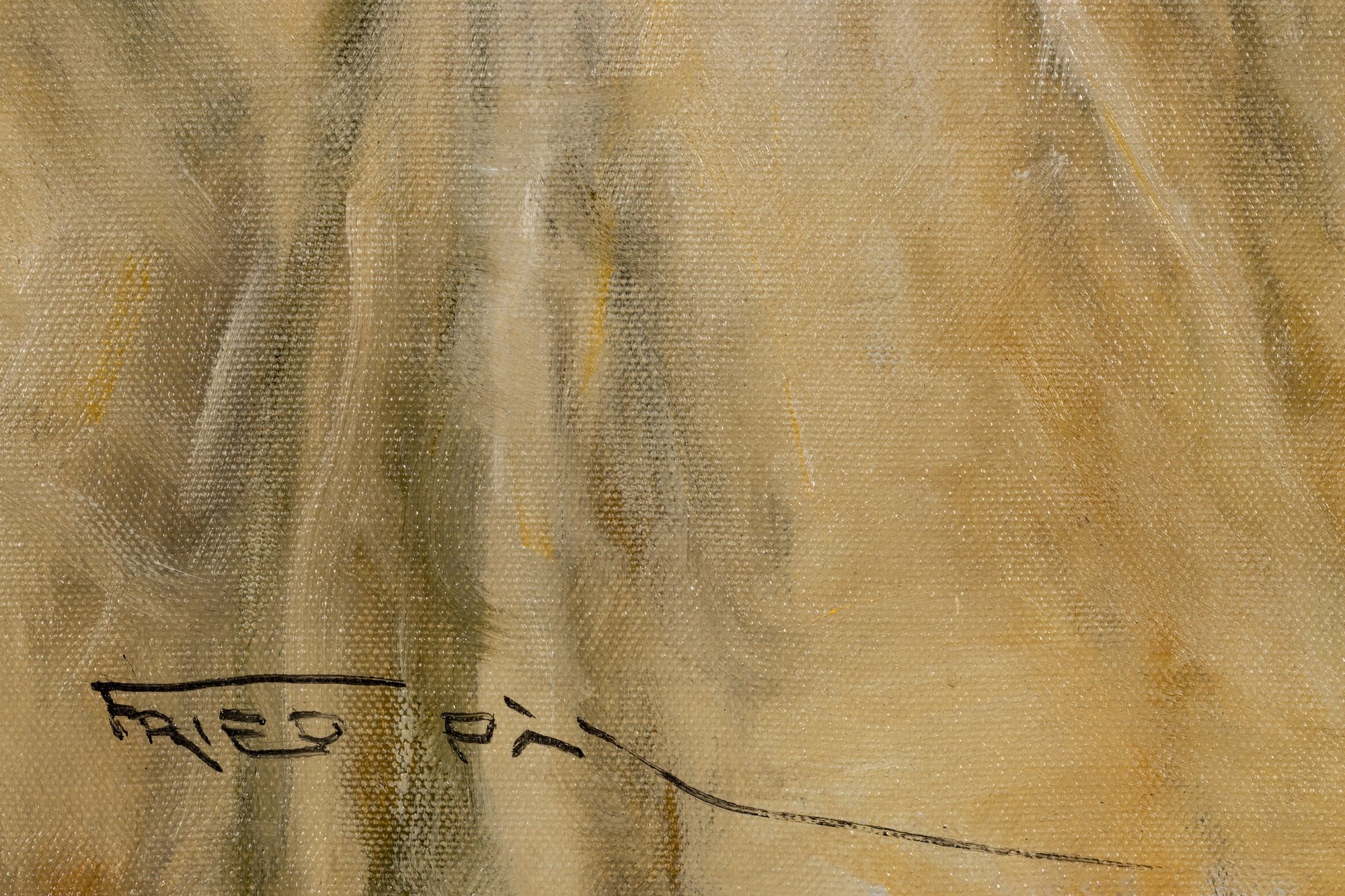 Pal Fried | Woman Putting On Ballet Slippers | MutualArt