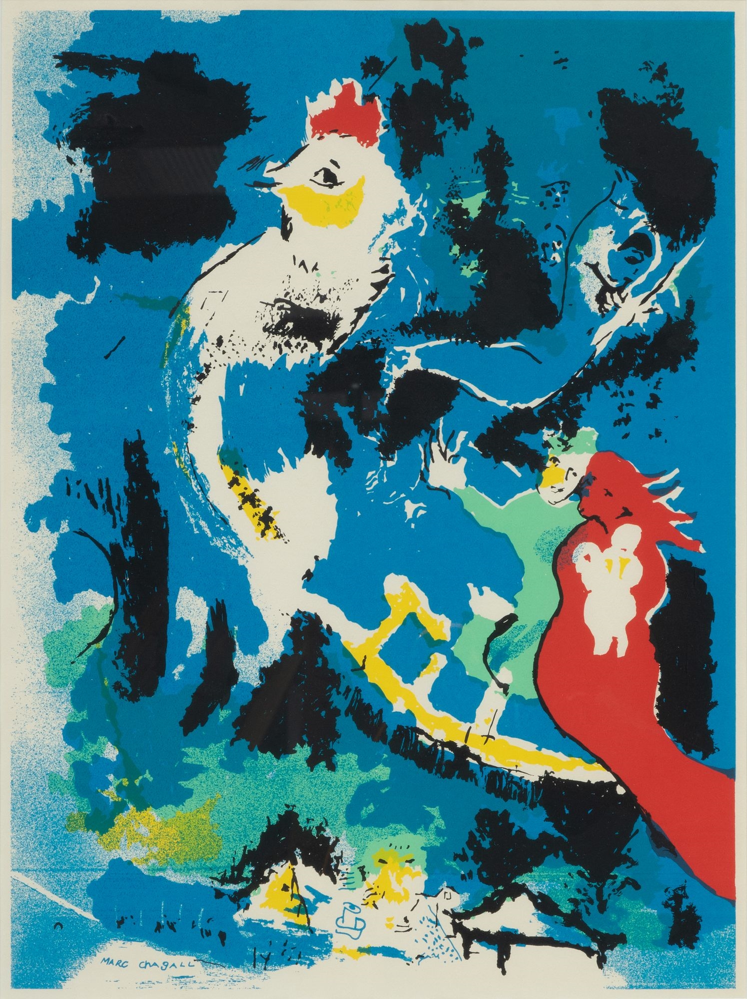 Marc Chagall | Flying Horse Sleigh | MutualArt