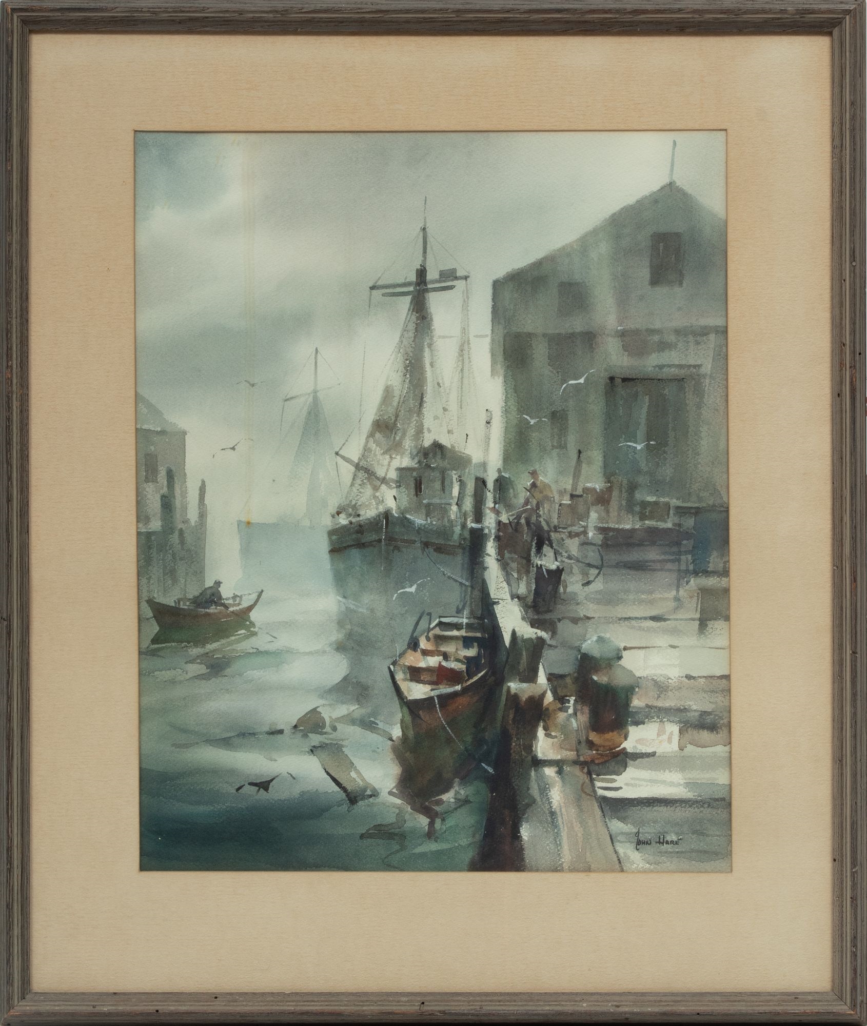 John Cuthbert Hare | Wharf Scenes | MutualArt