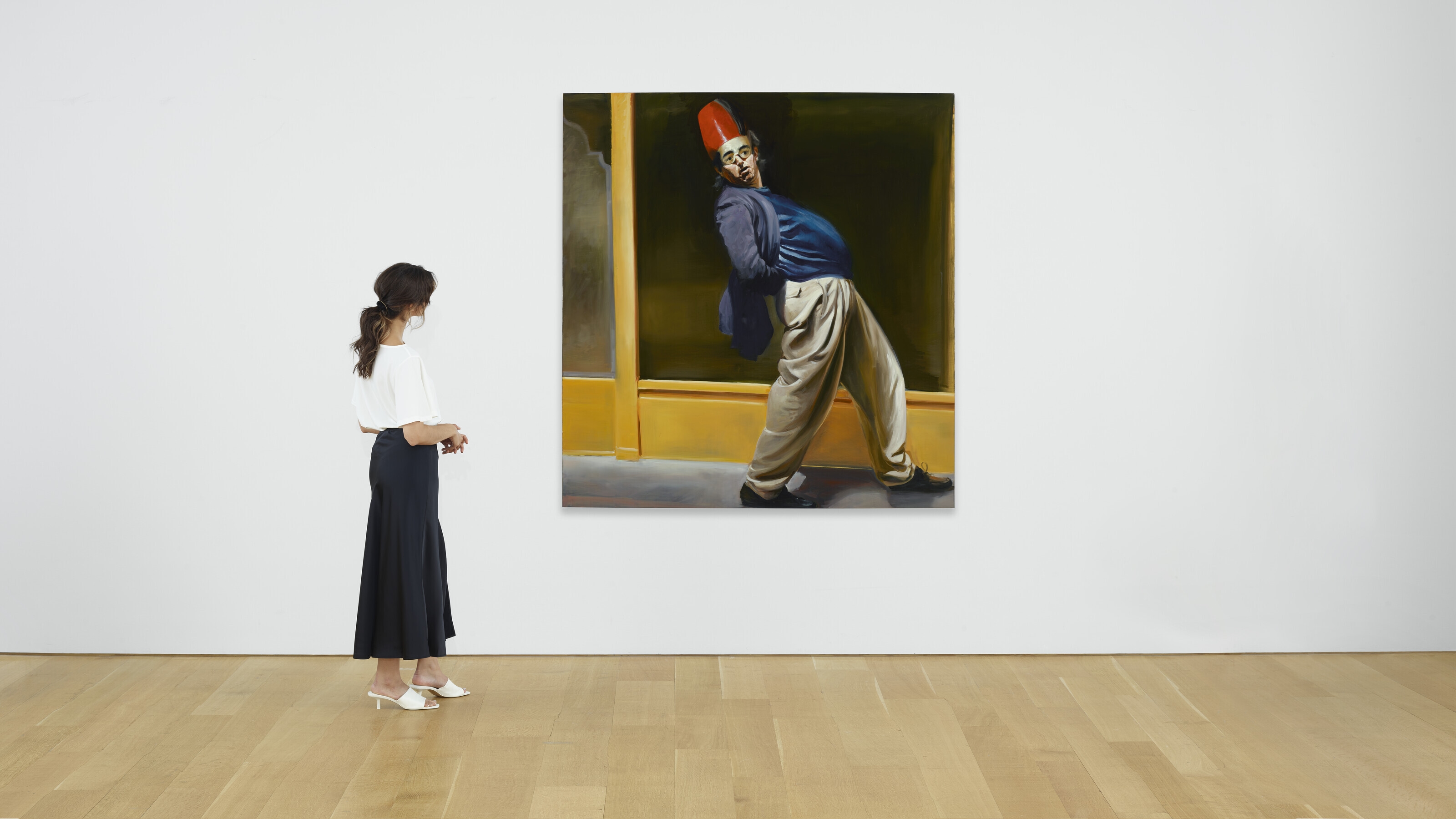 Eric Fischl | Self-Portrait w/ Mask (1998) | MutualArt