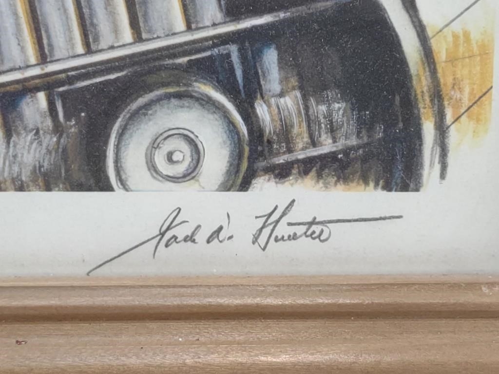 Jack Dayton Hunter | (Y) Framed Albatros DV Sketch By Jack D. Hunter ...