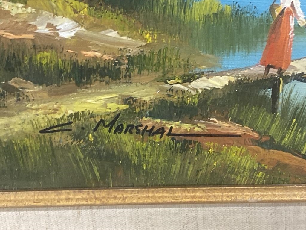 Charles Marshall | Riverside Scenery | MutualArt