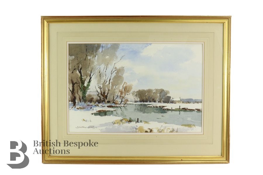James Fletcher Watson | Winter Farm at Stockton | MutualArt