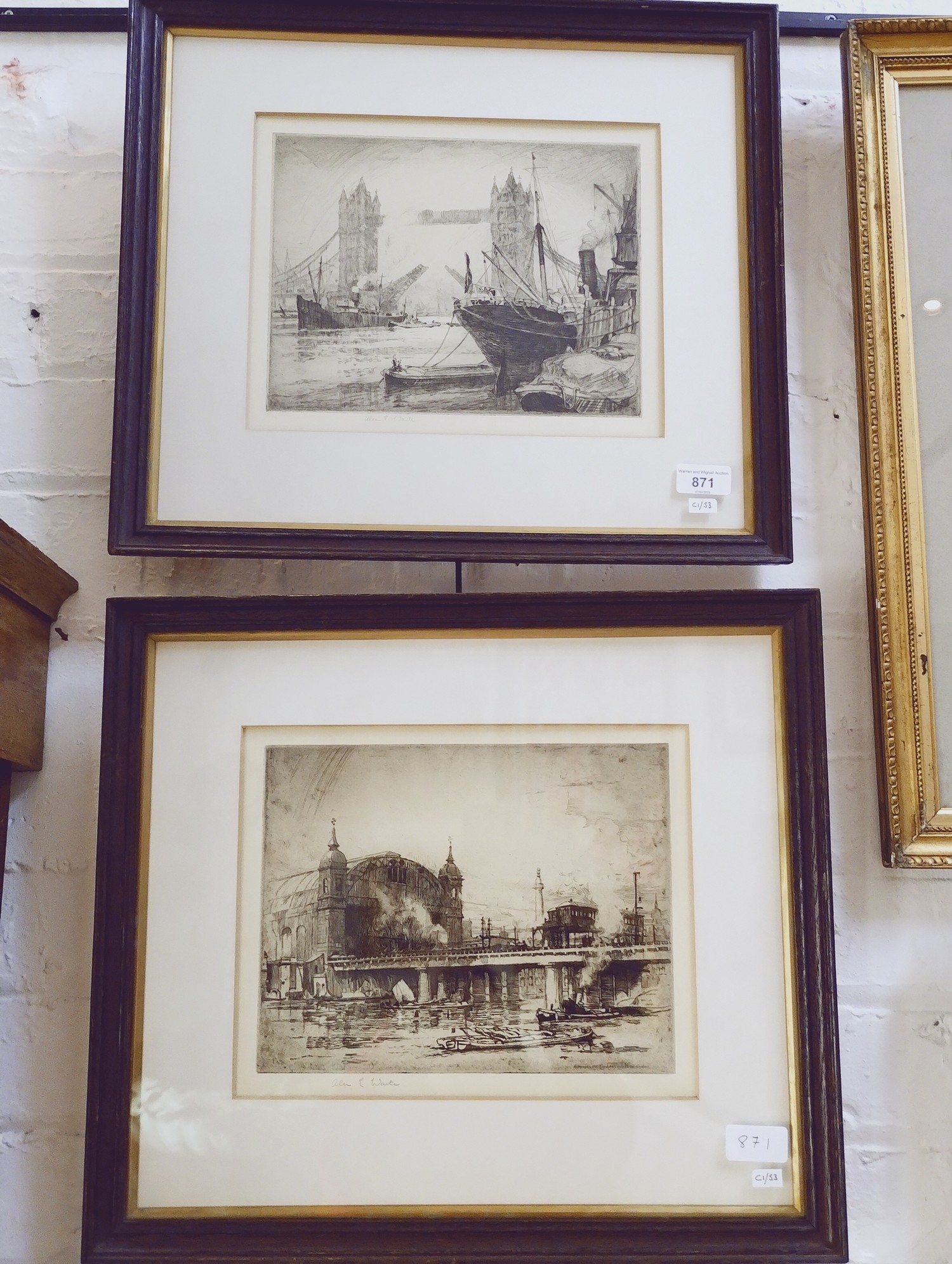 Alexander Edward Waite | London scenes from the Thames | MutualArt