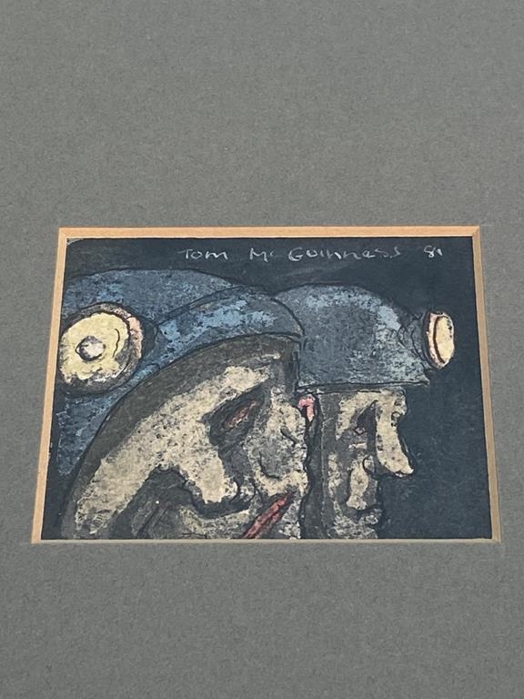 Tom McGuinness | Portrait of two Miners (1981) | MutualArt