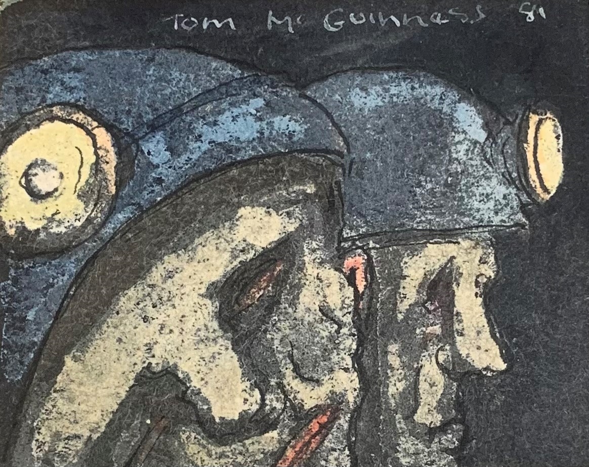 Tom McGuinness | Portrait of two Miners (1981) | MutualArt