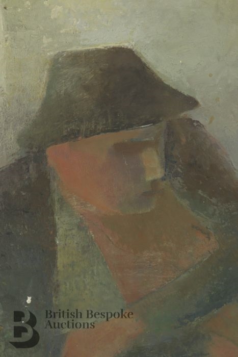 Arthur Alexander Ballard | a shepherd resting against a low wall ...