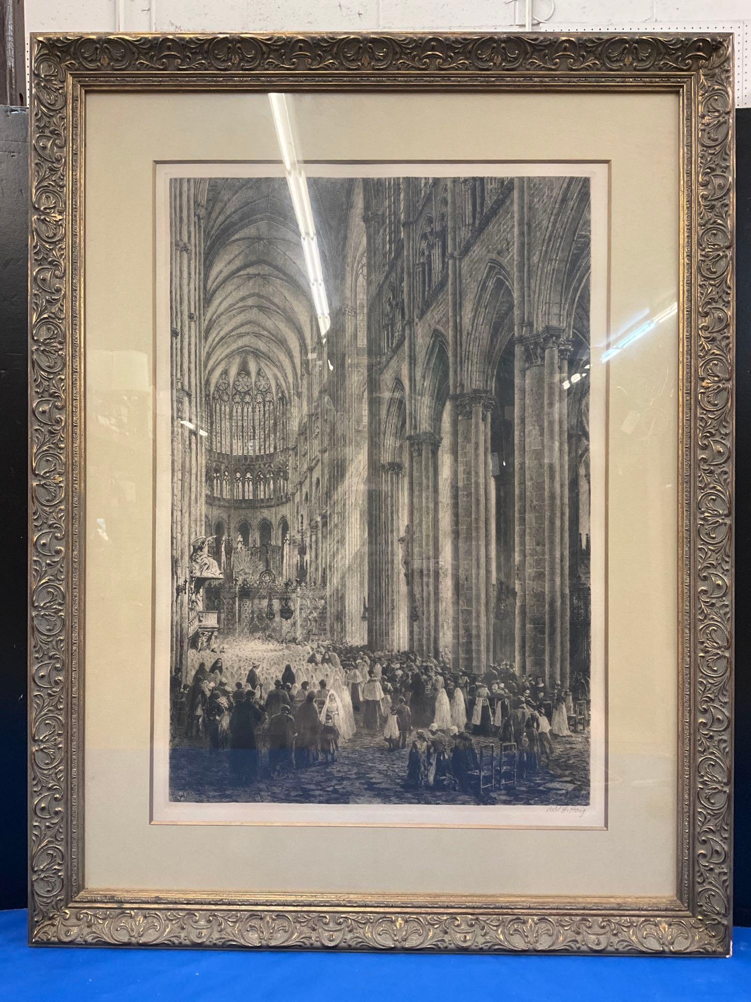 Axel Herman Haig | Cathedral interior (1893) | MutualArt