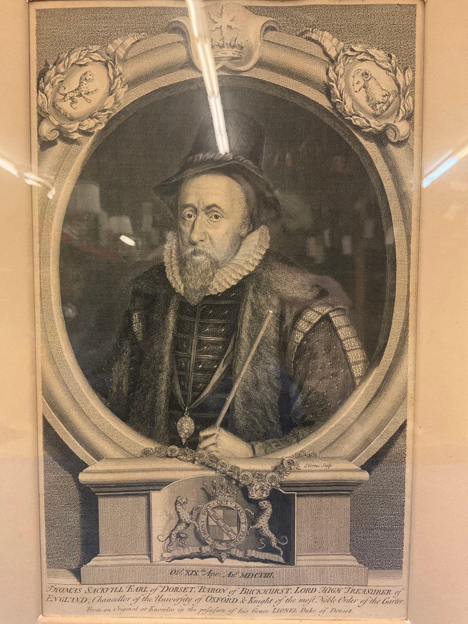 George Vertue | “Lionel Cranfield Sackville Duke of Dorset”,“Thomas ...