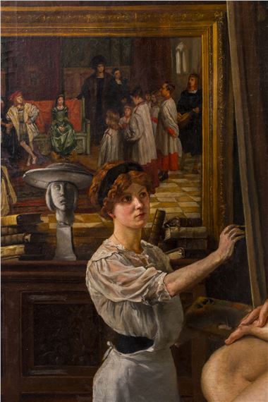 Willem Geets | Artist at work in the first real academy for women in ...