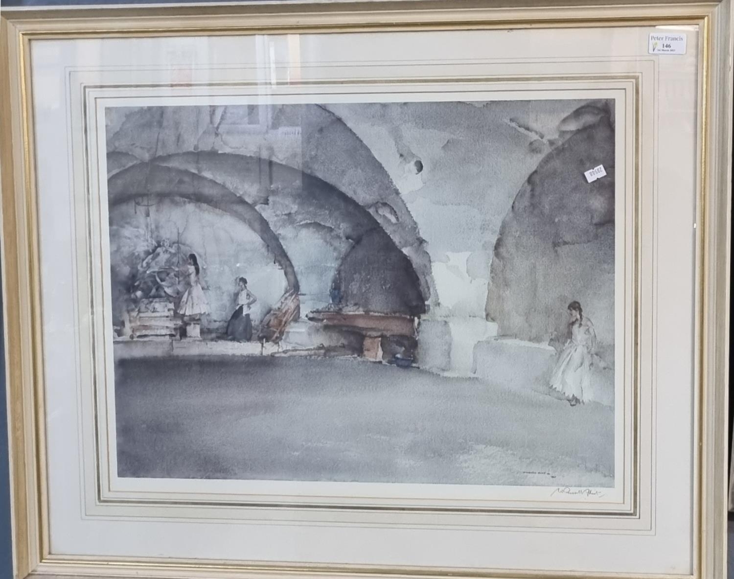 William Russell Flint | 'The dubious Bernini' | MutualArt