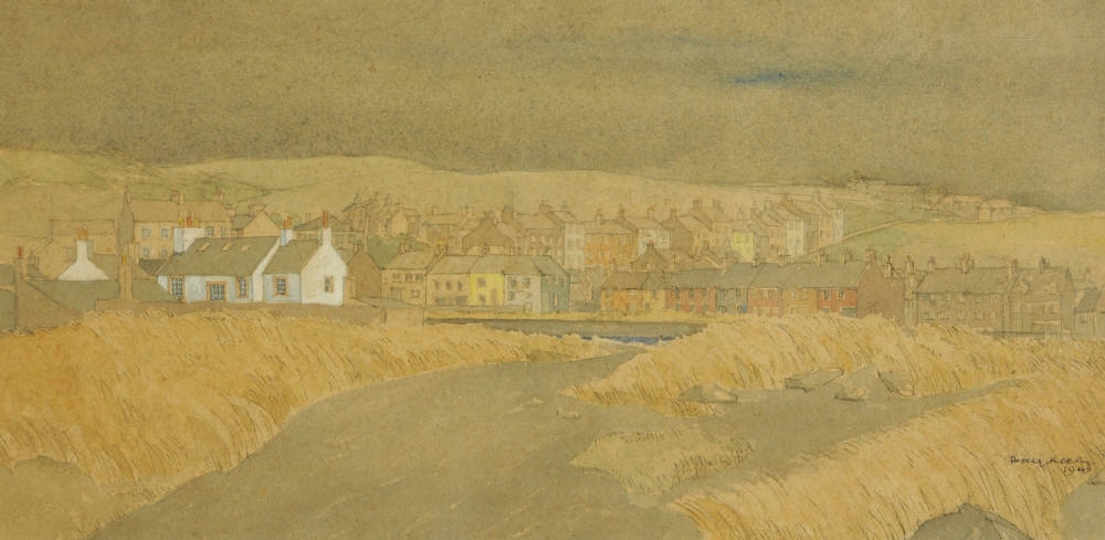 Percy Kelly | Cumbrian village (1949) | MutualArt