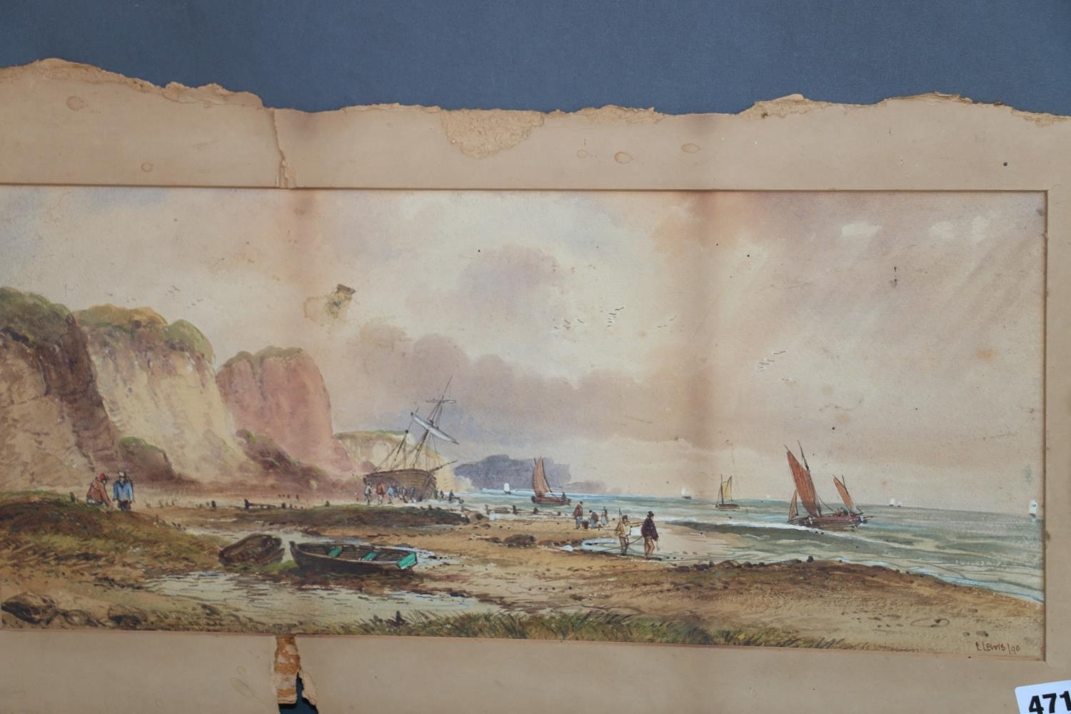 L. Lewis | two watercolours | MutualArt