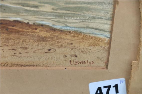 L. Lewis | two watercolours | MutualArt