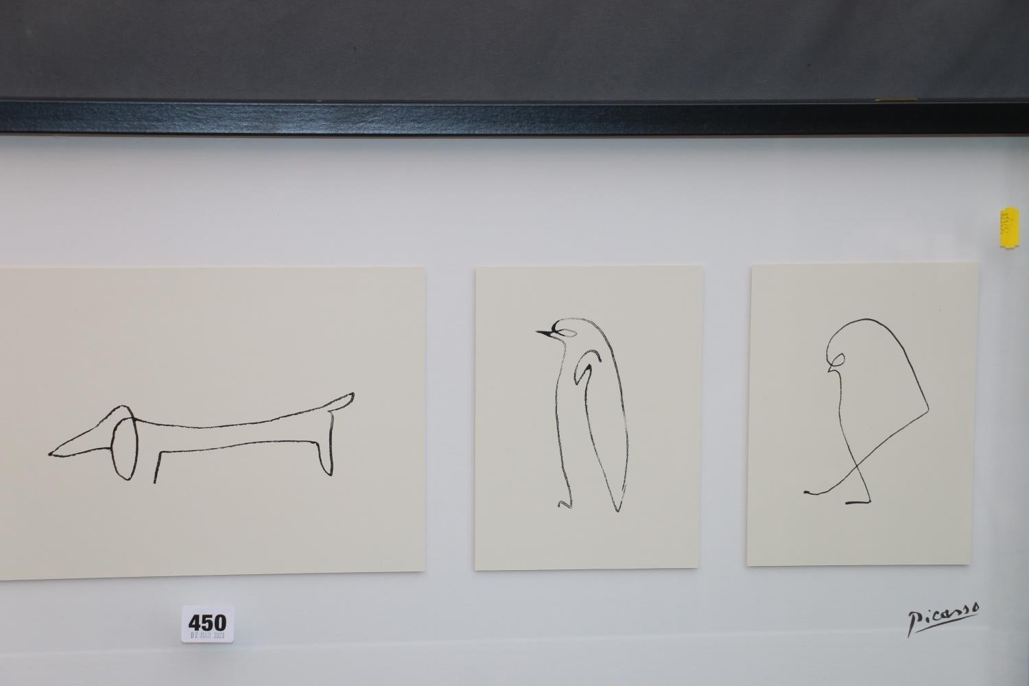 Pablo Picasso | Flamingo, Pinguin, Sausage Dog, Chick, Horse | MutualArt