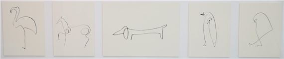 Pablo Picasso | Flamingo, Pinguin, Sausage Dog, Chick, Horse | MutualArt