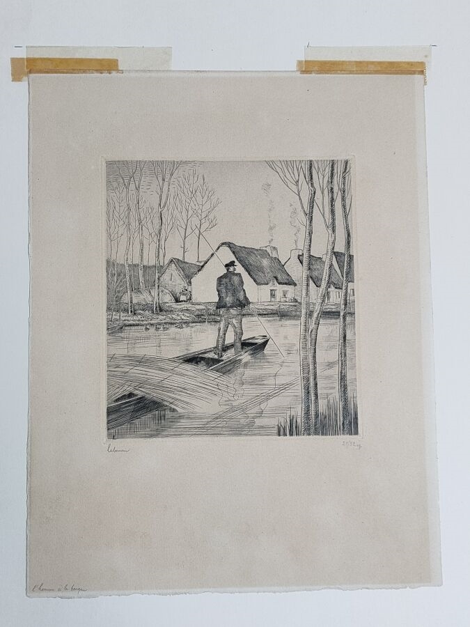 Jean-Émile‏ Laboureur | Jean Émile LABOUREUR (1877-1943) L'homme à la ...